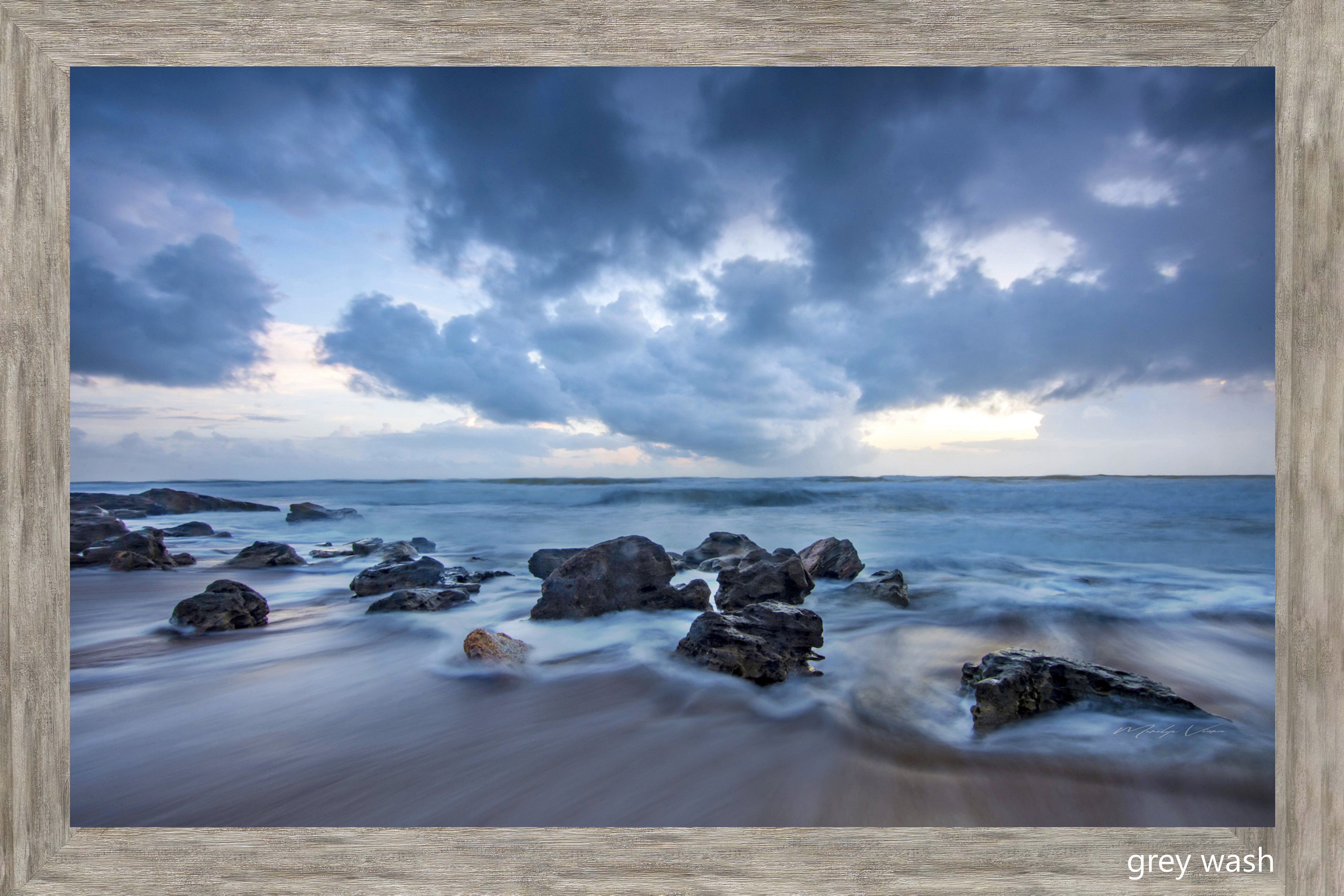 Buy Premium Framed Gel Print | Blue Sunset at Washington Oaks ...