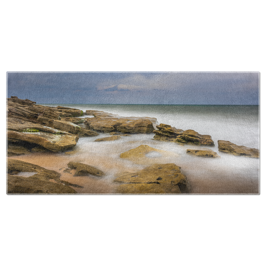 Beach Towels - Dreamy Beach on The Rocks – Wowza Wall Art